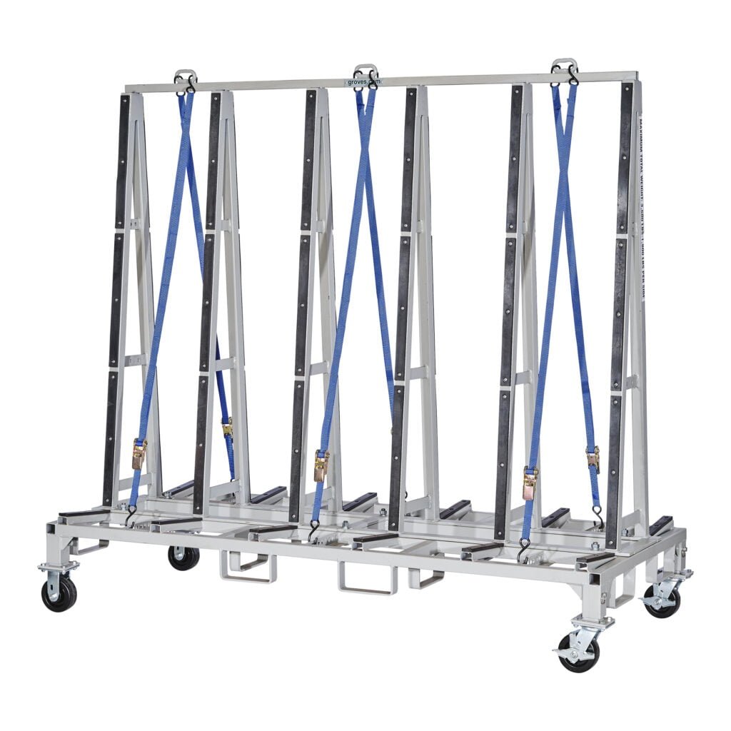 Heavy-Duty Transport Rack | Groves Glass & Stone