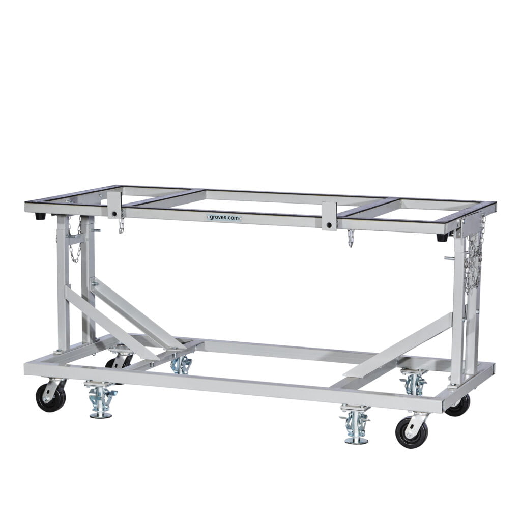 Tilt Table Cart | Groves Glass & Stone
